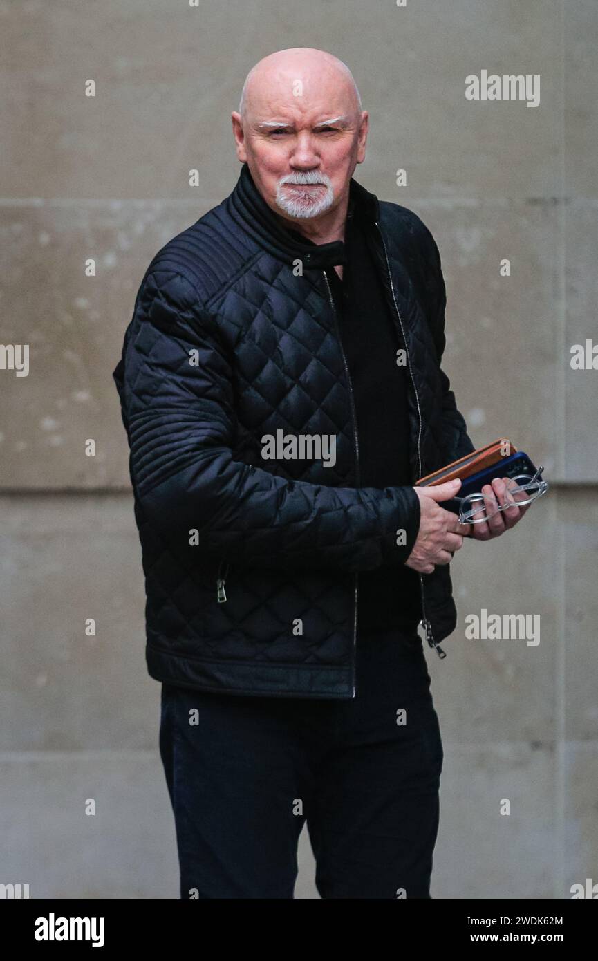 London, UK. 21st Jan, 2024. Sir Tom Hunter, Scottish businessman ...