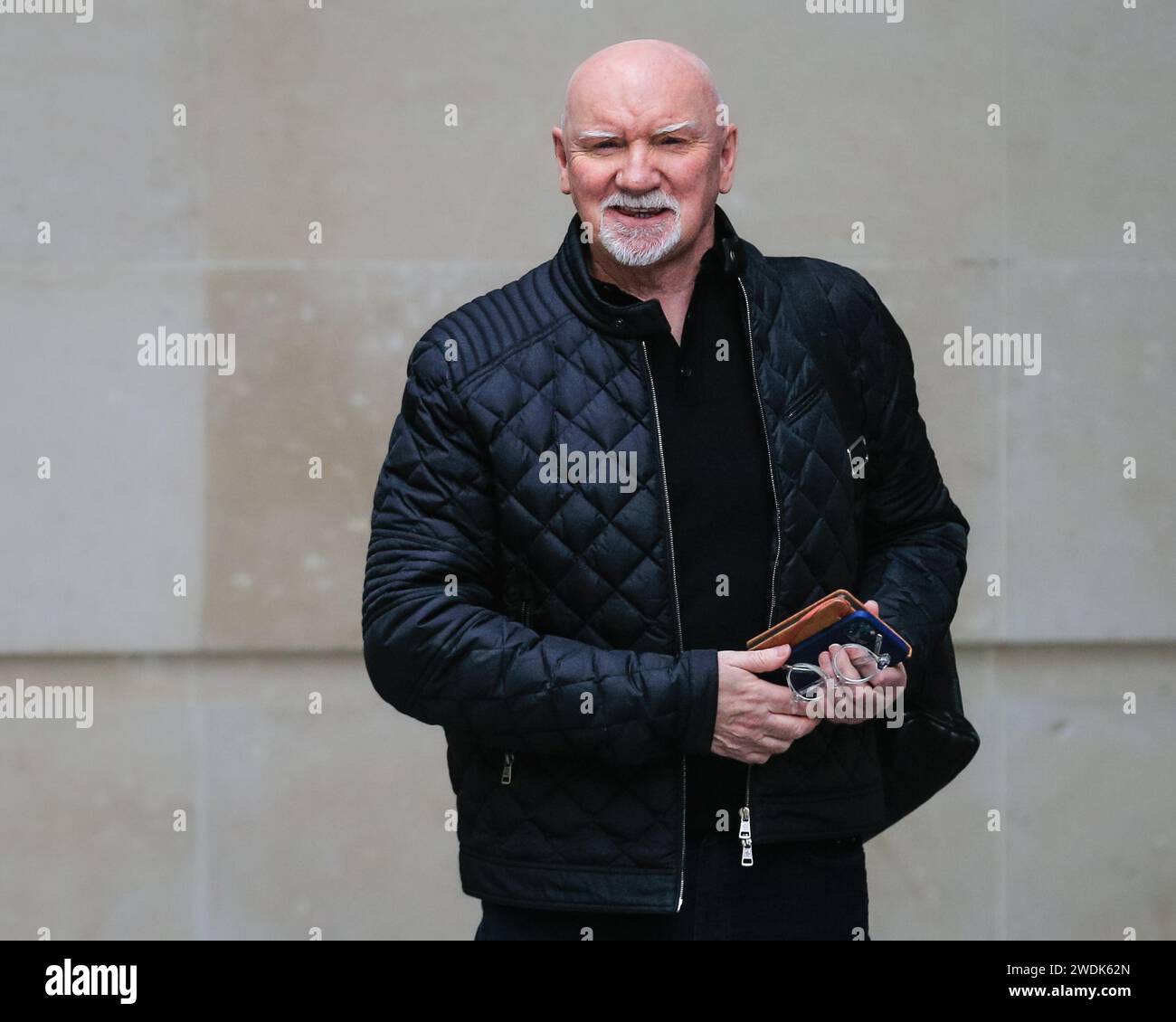 London, UK. 21st Jan, 2024. Sir Tom Hunter, Scottish businessman ...