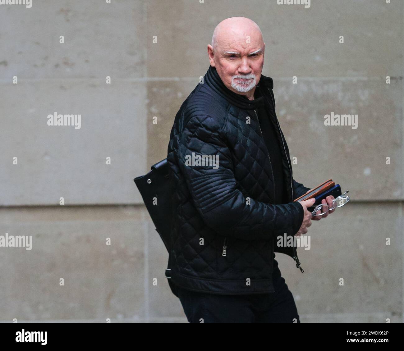 London, UK. 21st Jan, 2024. Sir Tom Hunter, Scottish businessman ...