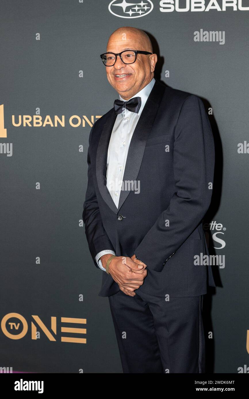 Atlanta, USA. 20th Jan, 2024. Alfred Liggins III arrives at the 2024 ...