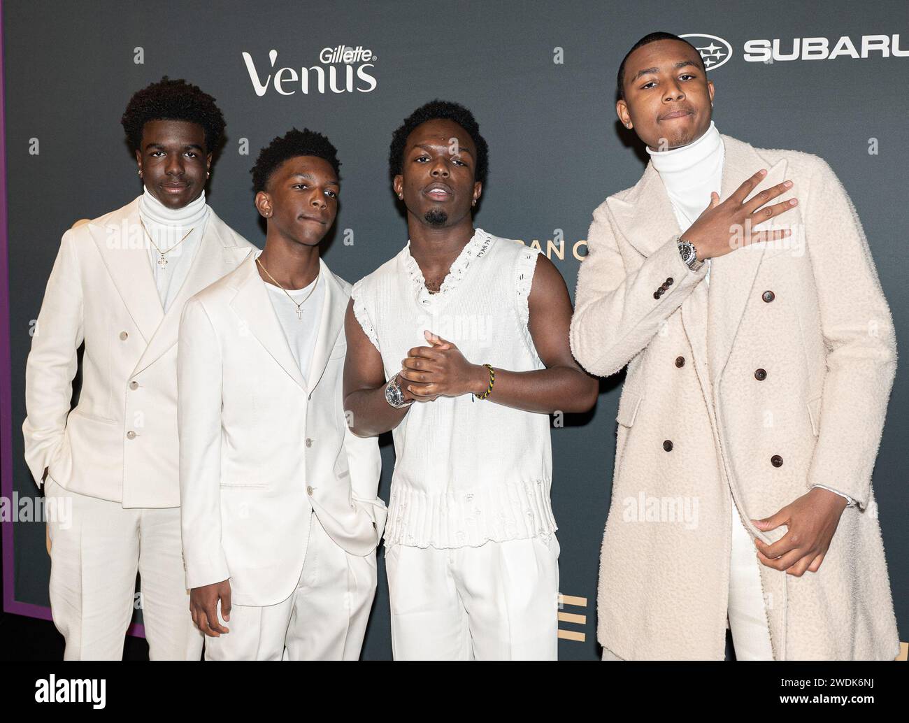 Atlanta, USA. 20th Jan, 2024. Wanmor arrives at the 2024 Urban One Hors ...