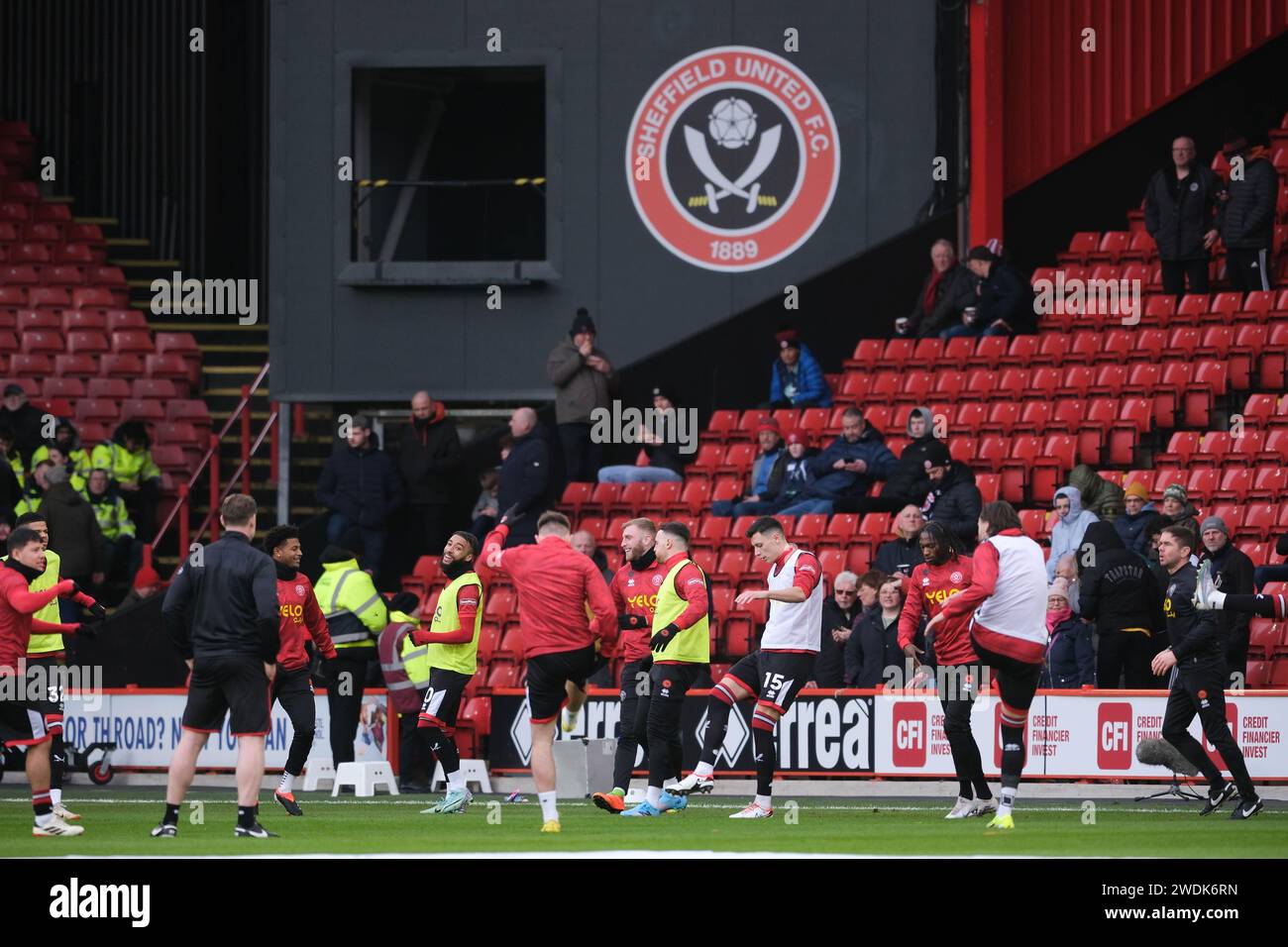 Bramall Lane, Sheffield, UK. 21st Jan, 2024. Premier League Football ...