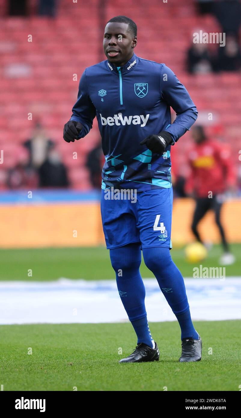 Bramall Lane, Sheffield, UK. 21st Jan, 2024. Premier League Football ...