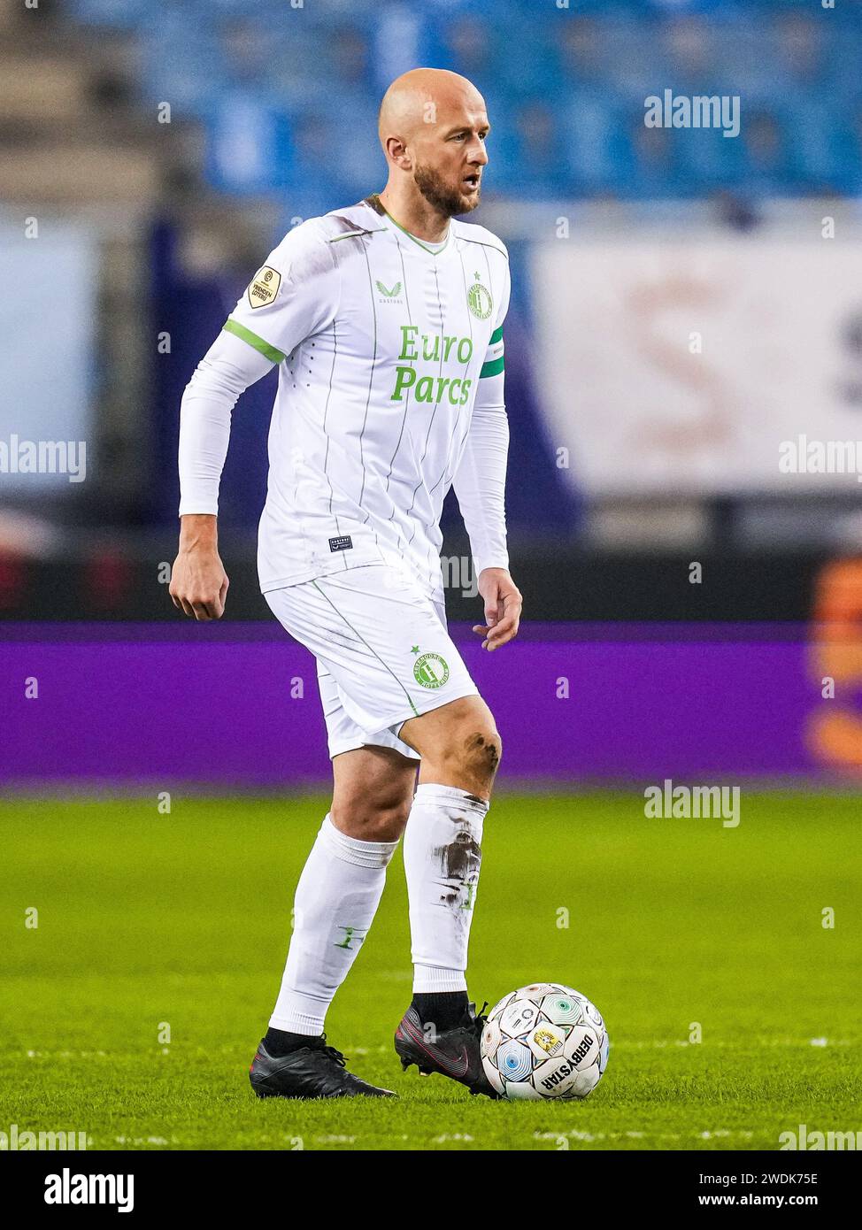 Arnhem, The Netherlands. 21st Jan, 2024. Arnhem - Gernot Trauner of Feyenoord during the ...