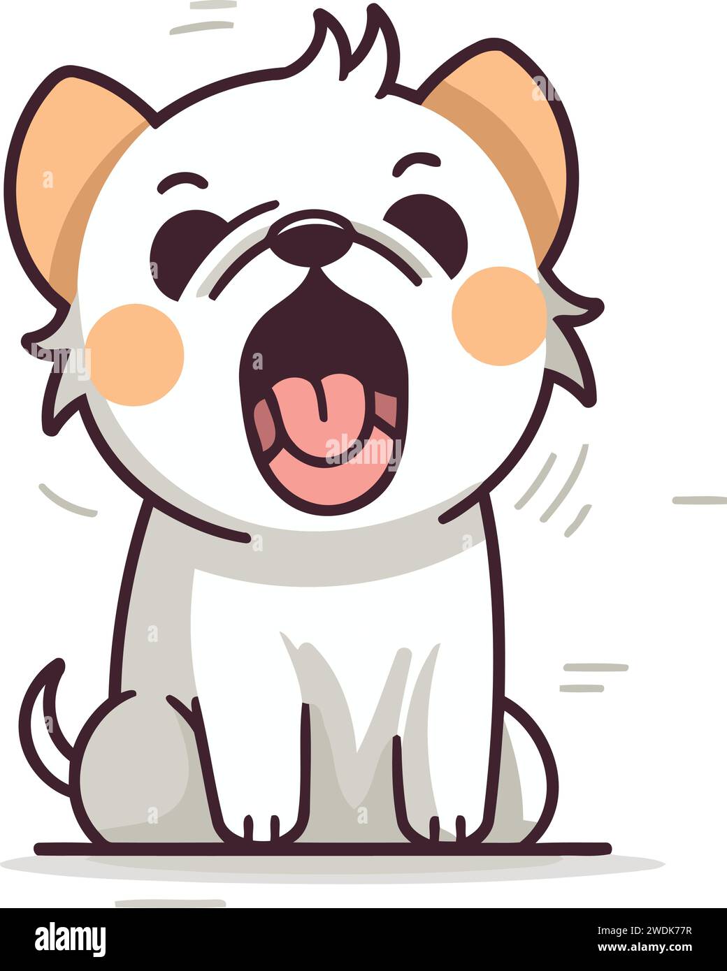 Animal yawning Stock Vector Images - Alamy