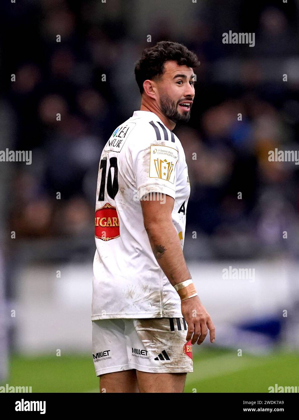 La Rochelle's Antoine Hastoy during the Investec Champions Cup pool 4 ...