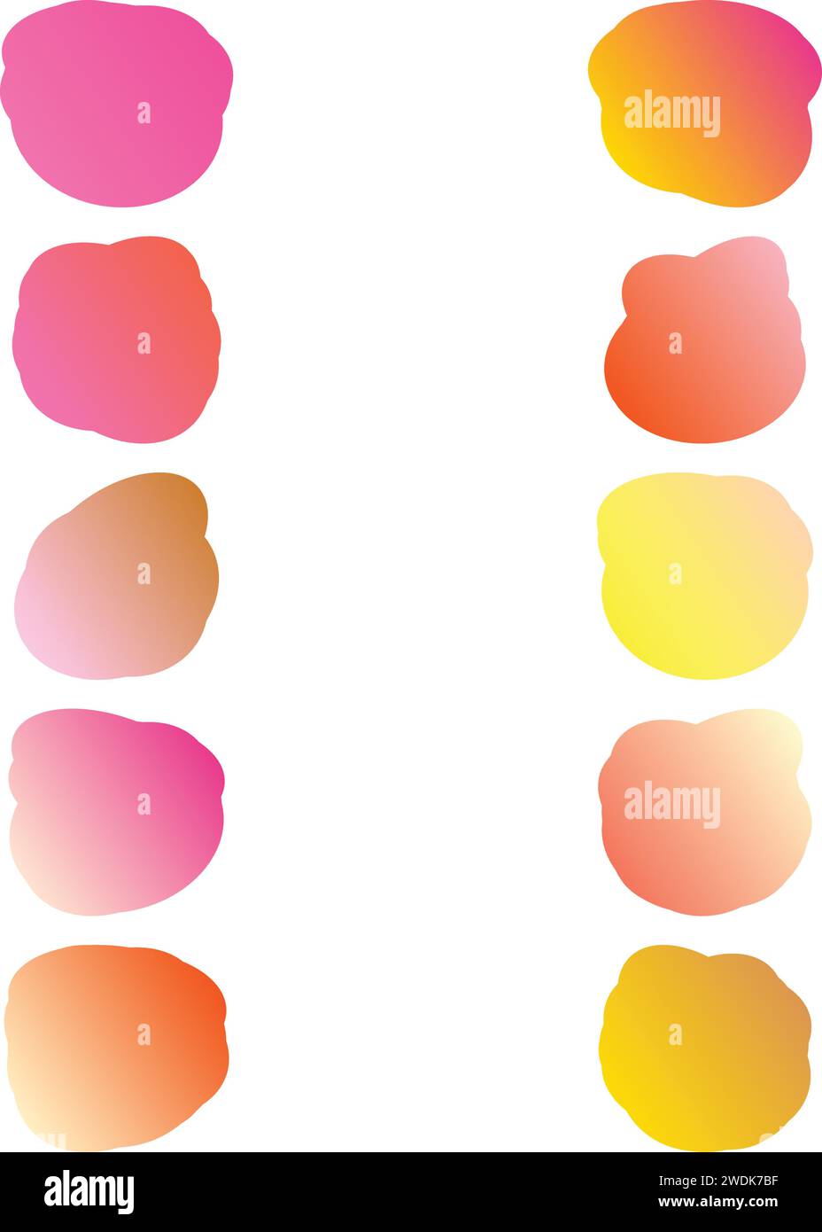 A simple cut out transparent gradient cloud speech bubble shape design ...