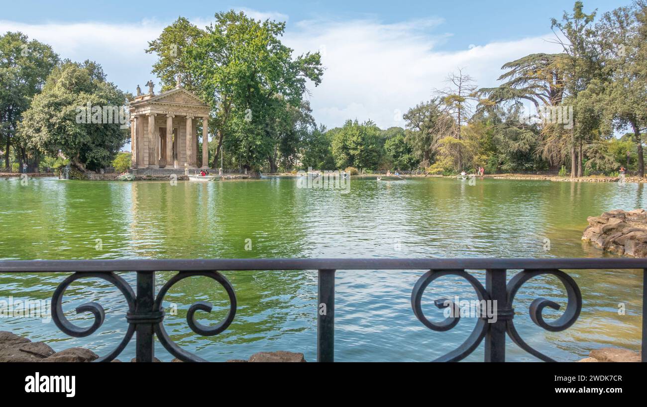 Borghese gardens view hi-res stock photography and images - Alamy