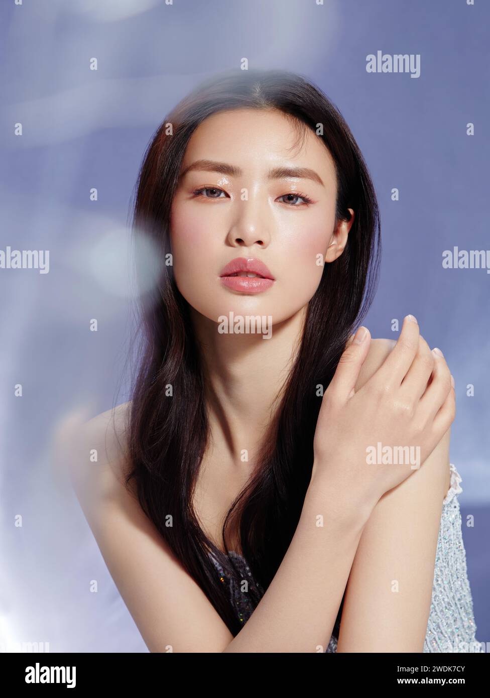 Beautiful Asian women's faces, faces for makeup, face cosmetics advertising, hi res Stock Photo ...