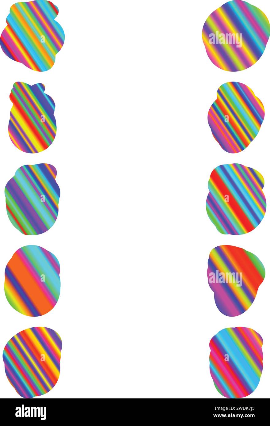 A simple cut out transparent gradient cloud speech bubble shape design ...