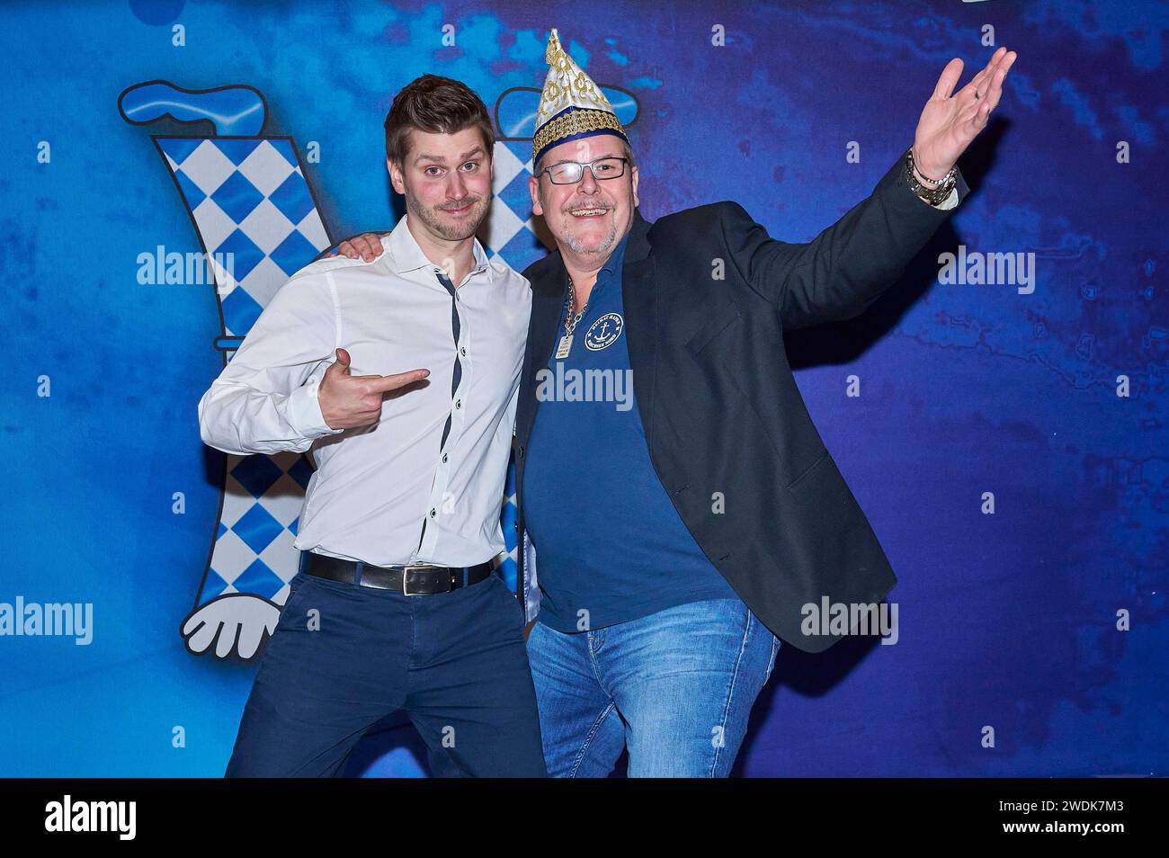 Frank Schambor mit Gast bei der Gala-Premiere der Lindener Narren im ...