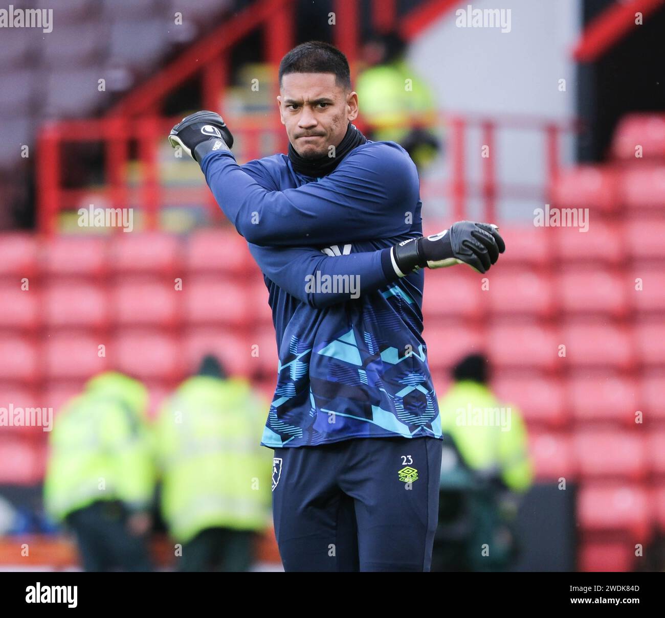 Bramall Lane, Sheffield, UK. 21st Jan, 2024. Premier League Football ...