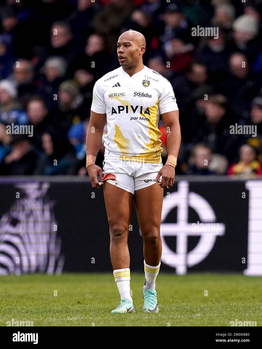 La Rochelle's Teddy Thomas during the Investec Champions Cup pool 4 ...