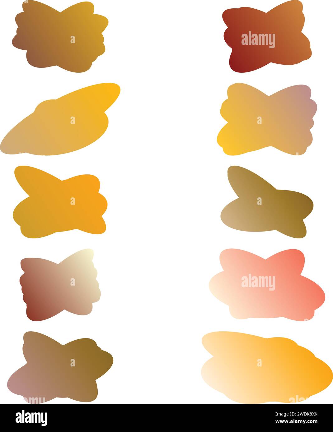A simple cut out transparent gradient cloud speech bubble shape design ...