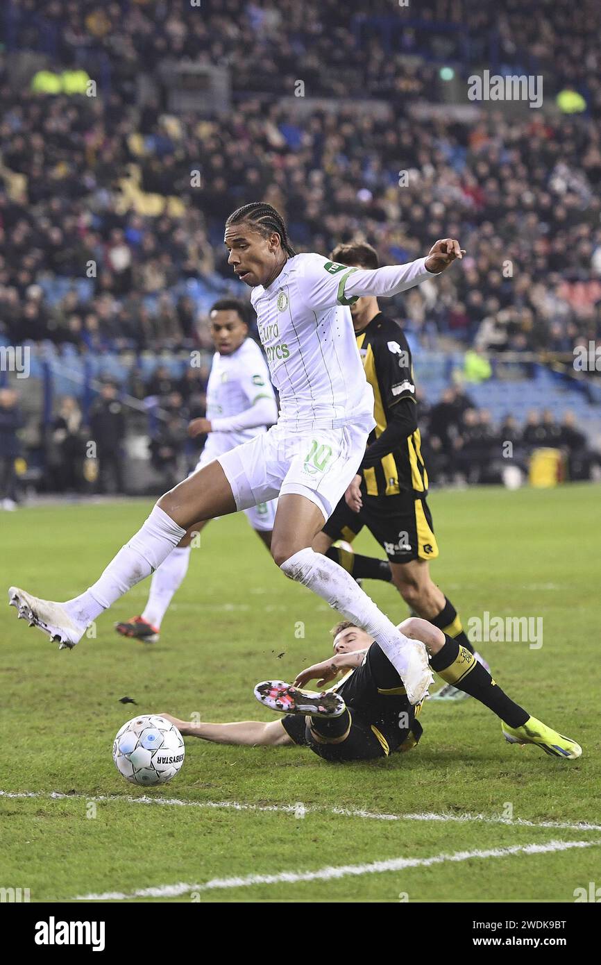 Arnhem, Nederland. 21st Jan, 2024. ARNHEM, 21-01-2024, GelreDome ...