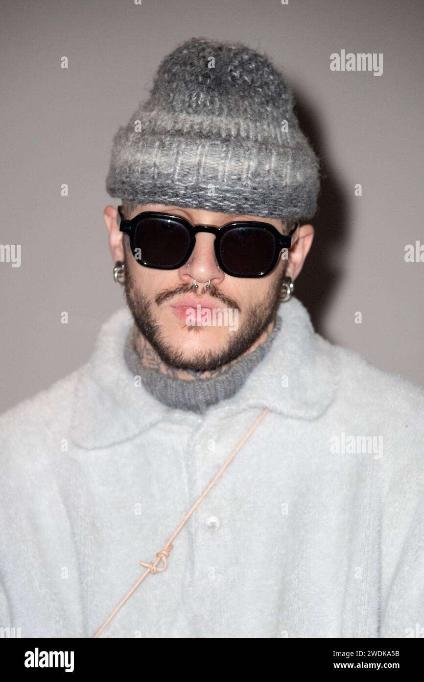 Paris, France. 21st Jan, 2024. Nelson Coyne attending the Taak Menswear ...
