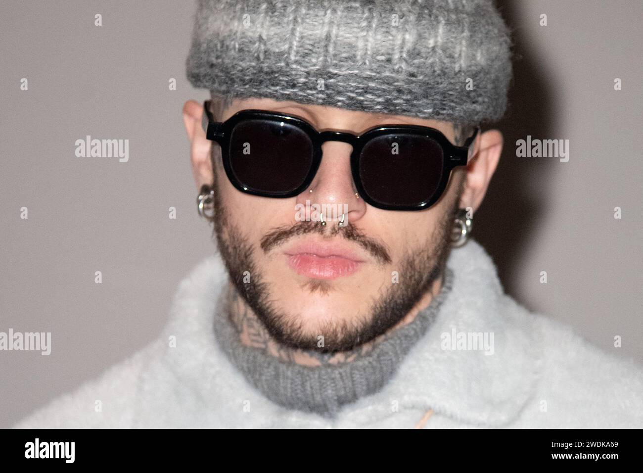 Paris, France. 21st Jan, 2024. Nelson Coyne attending the Taak Menswear ...
