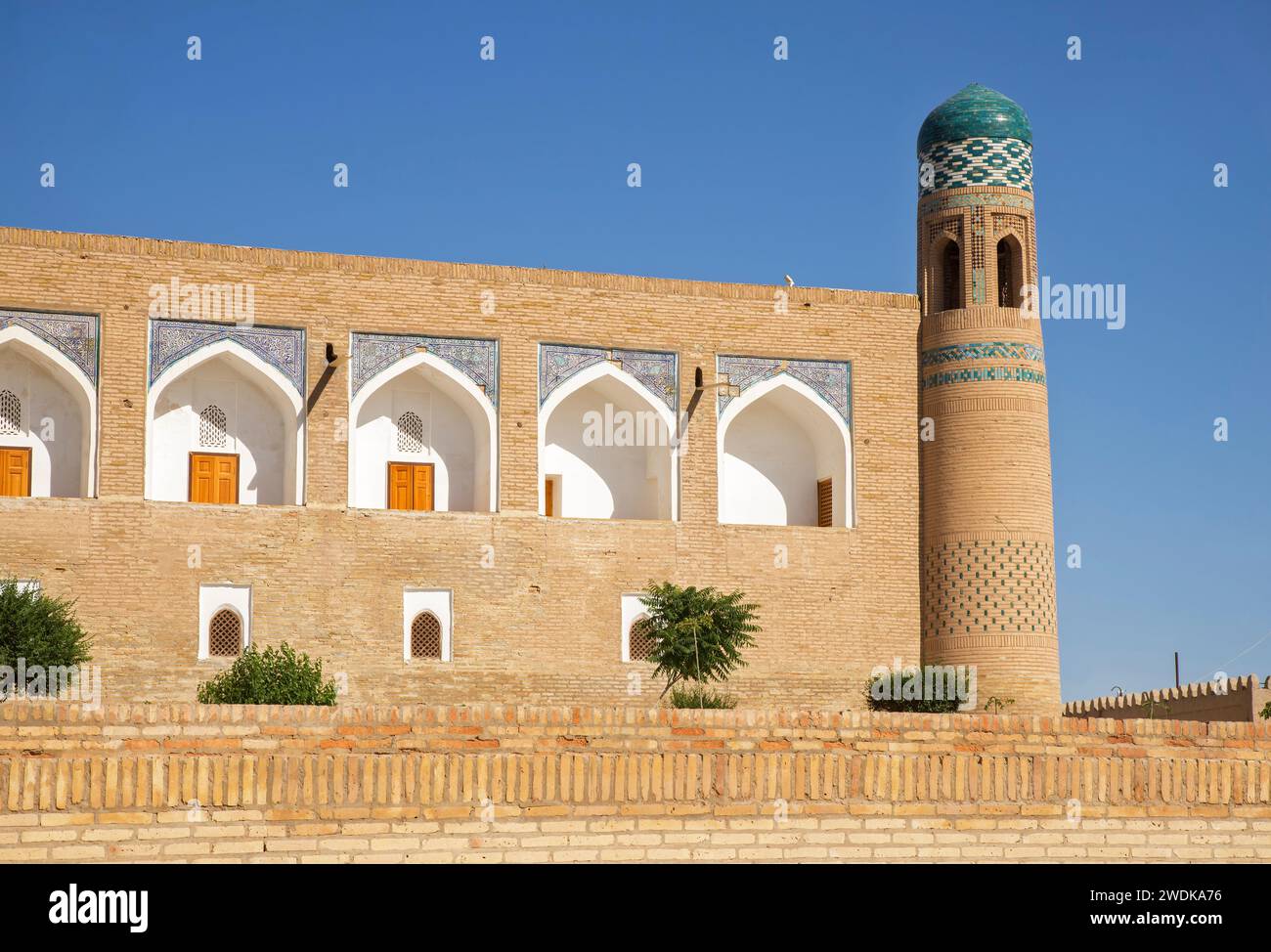 Muhammad Amin Khan medrese in Khiva. Uzbekistan Stock Photo - Alamy
