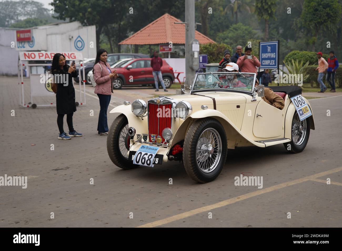 Kolkata, West Bengal, India. 21st Jan, 2024. In a dazzling display of ...