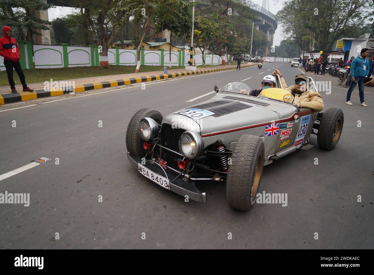 Kolkata, West Bengal, India. 21st Jan, 2024. In a dazzling display of ...