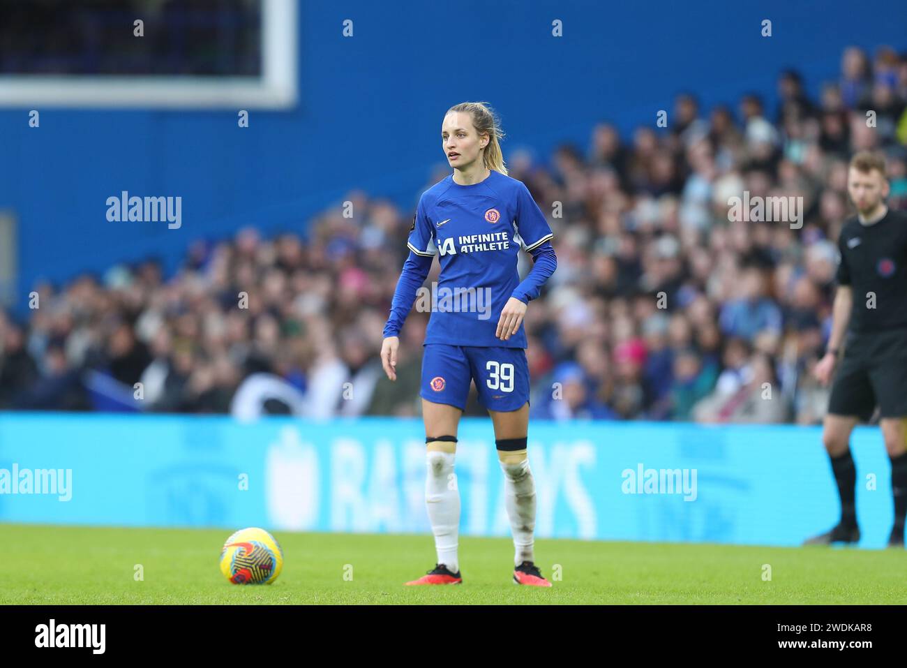 London, UK. 21st January 2024; Stamford Bridge, London, England: Womens ...