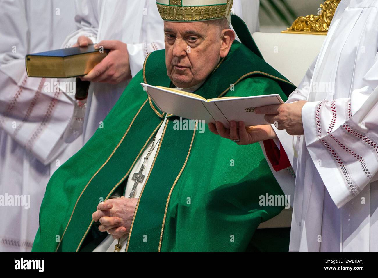 Vatican, Vatican. 21st Jan, 2024. Italy, Rome, Vatican, 2024/1/21.Pope ...
