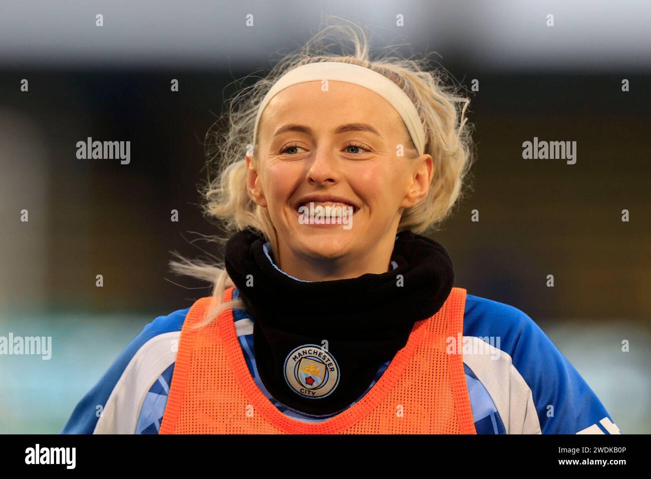 Manchester, UK. 21st Jan, 2024. Chloe Kelly of Manchester City during ...