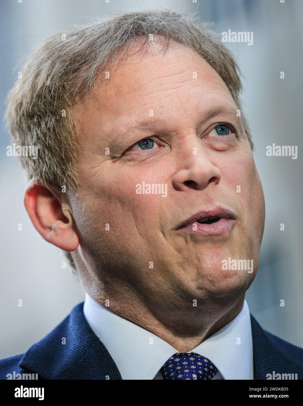 London, UK. 21st Jan, 2024. Grant Shapps, MP, Secretary of State for ...
