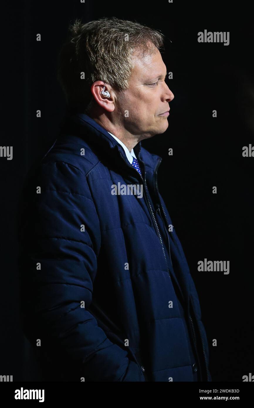 London, UK. 21st Jan, 2024. Grant Shapps, MP, Secretary of State for ...