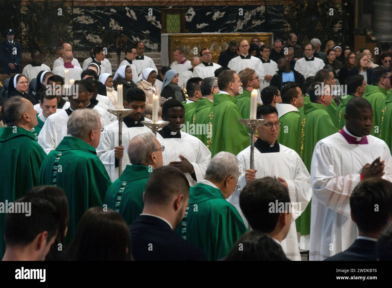 Vatican, Vatican. 21st Jan, 2024. Italy, Rome, Vatican, 2024/1/21.Pope ...