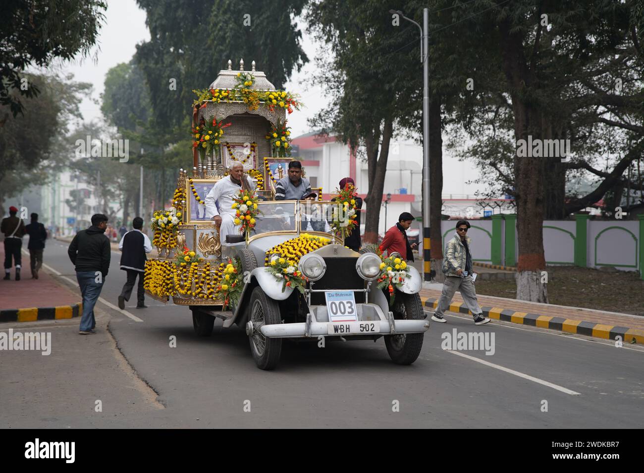 Kolkata, West Bengal, India. 21st Jan, 2024. In a dazzling display of ...