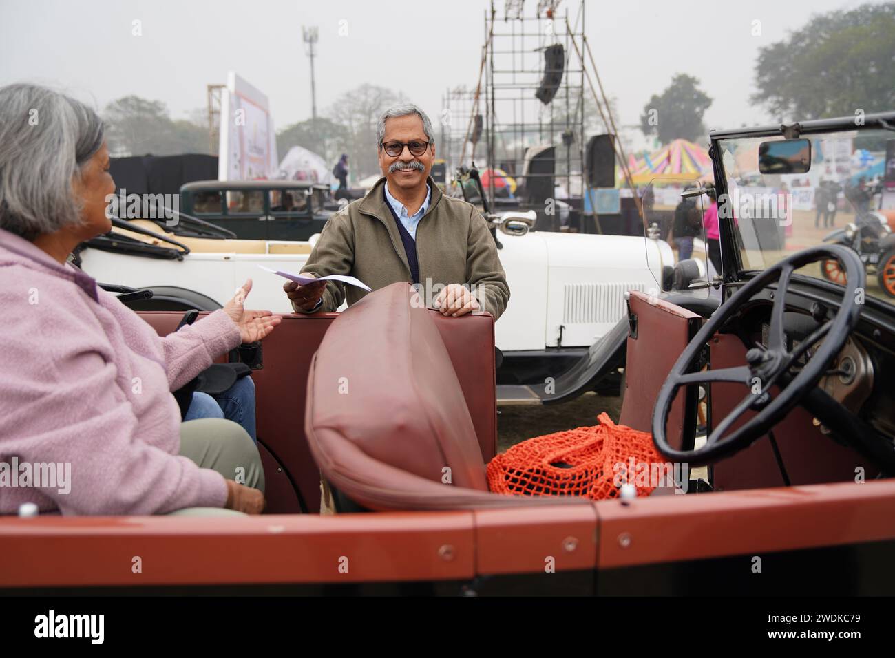 Kolkata, West Bengal, India. 21st Jan, 2024. In a dazzling display of ...