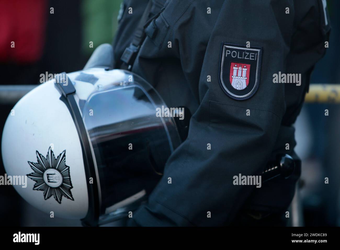 Hamburg, Germany - 01 19 2024, "Hamburg steht auf!" ("Hamburg stands up ...