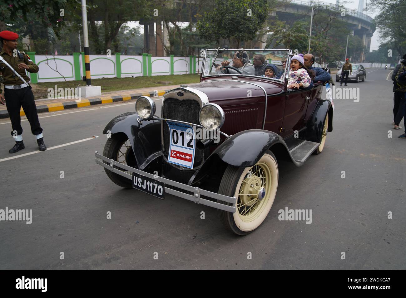 Kolkata, West Bengal, India. 21st Jan, 2024. In a dazzling display of ...