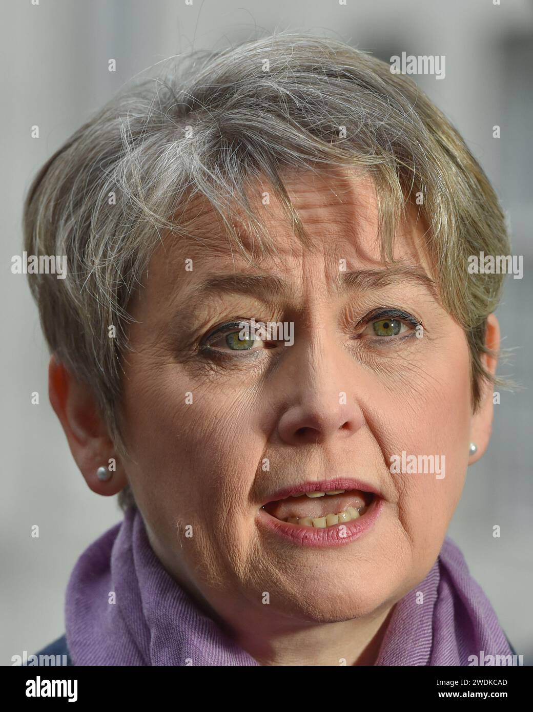 London, England, UK. 21st Jan, 2024. Shadow Home Secretary YVETTE ...