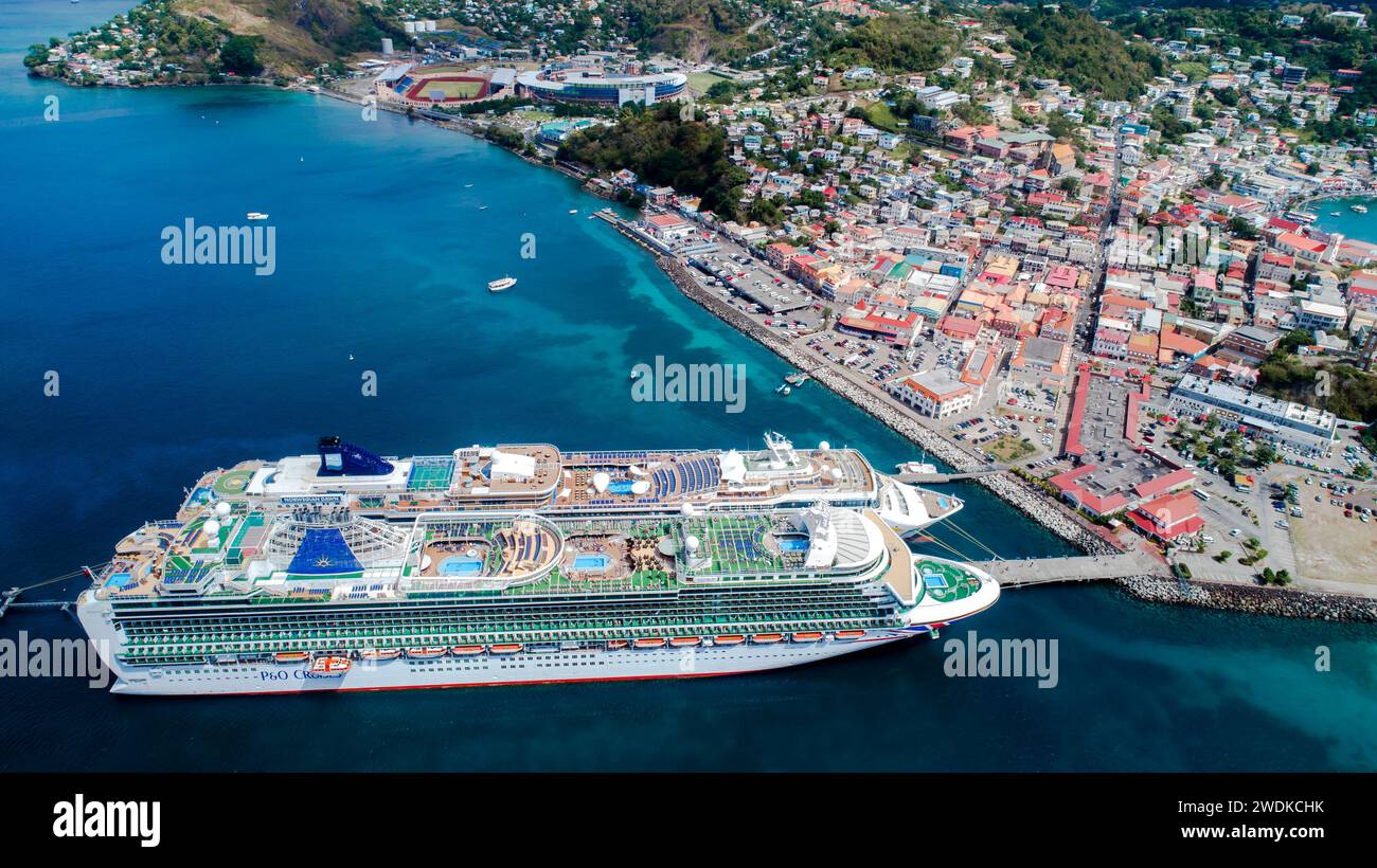 St. George's Cruise Terminal | Grenada, West Indies Stock Photo - Alamy