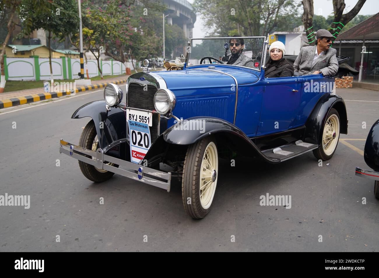 Kolkata, West Bengal, India. 21st Jan, 2024. In a dazzling display of ...