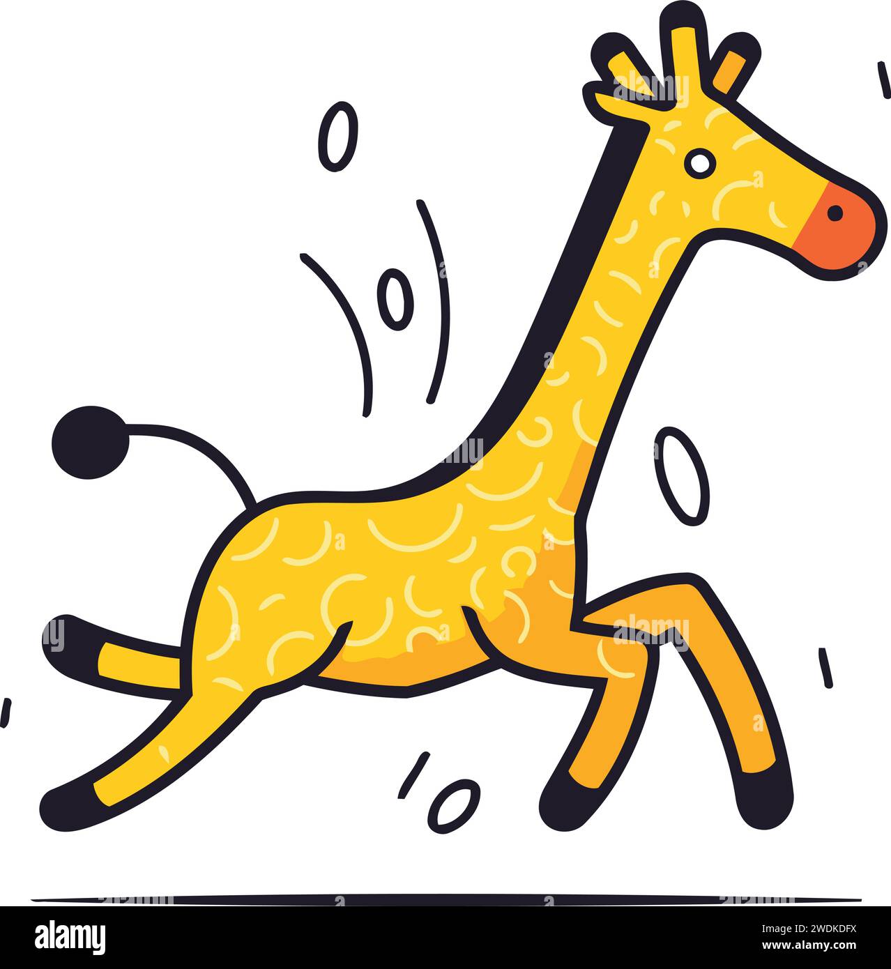 Giraffe jumping hi-res stock photography and images - Alamy