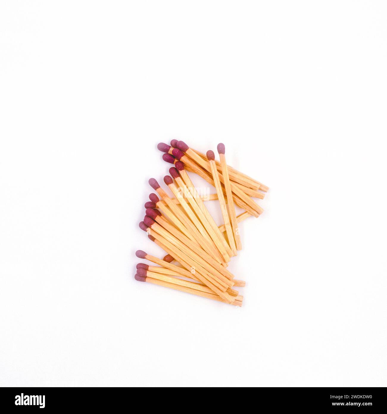 Group of long wooden matches isolated on white background Stock Photo ...