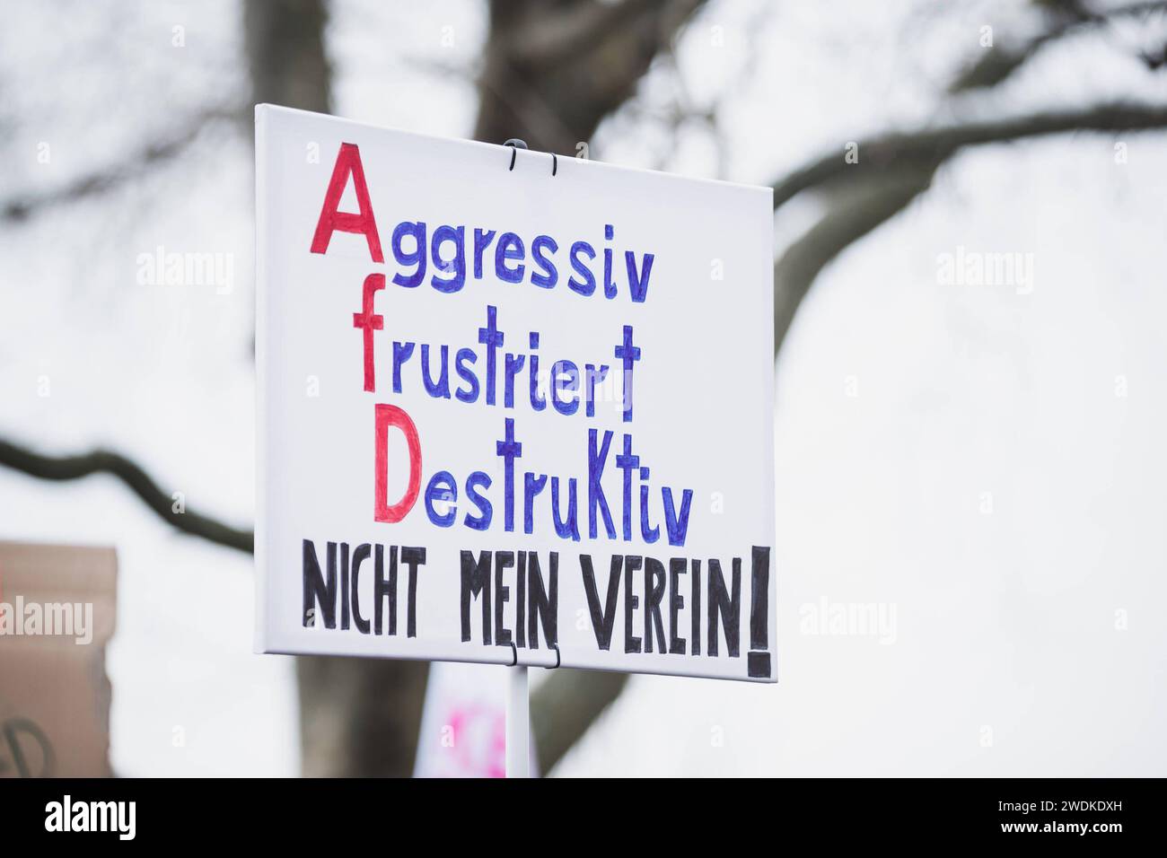 Bauernproteste, Köln, AFD, Demonstration, Demo, Ptoteste Ein Schild ...