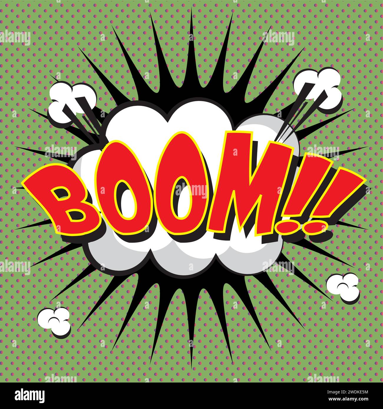 Boom text pop art design vector image design vector image Stock Vector ...