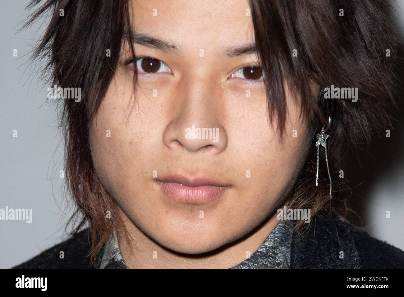 Paris, France. 21st Jan, 2024. Kane Ratan attending the Taak Menswear ...