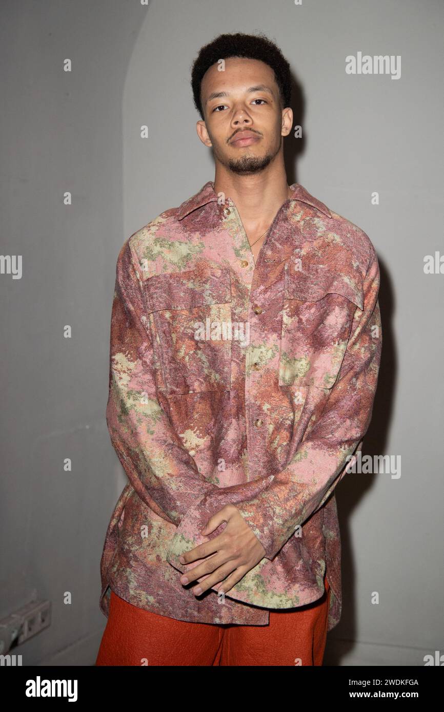 Paris, France. 21st Jan, 2024. Melvin Boomer attending the Taak ...