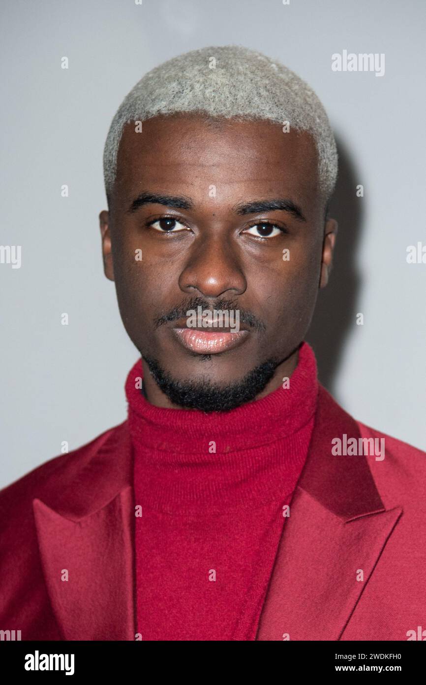 Paris, France. 21st Jan, 2024. Dan Clement attending the Taak Menswear Fall/Winter 2024-2025 ...