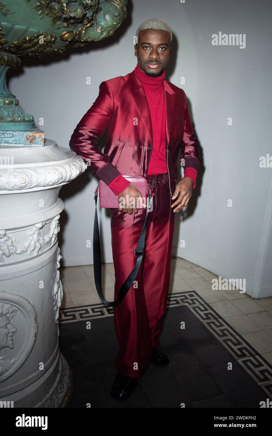 Paris, France. 21st Jan, 2024. Dan Clement attending the Taak Menswear ...