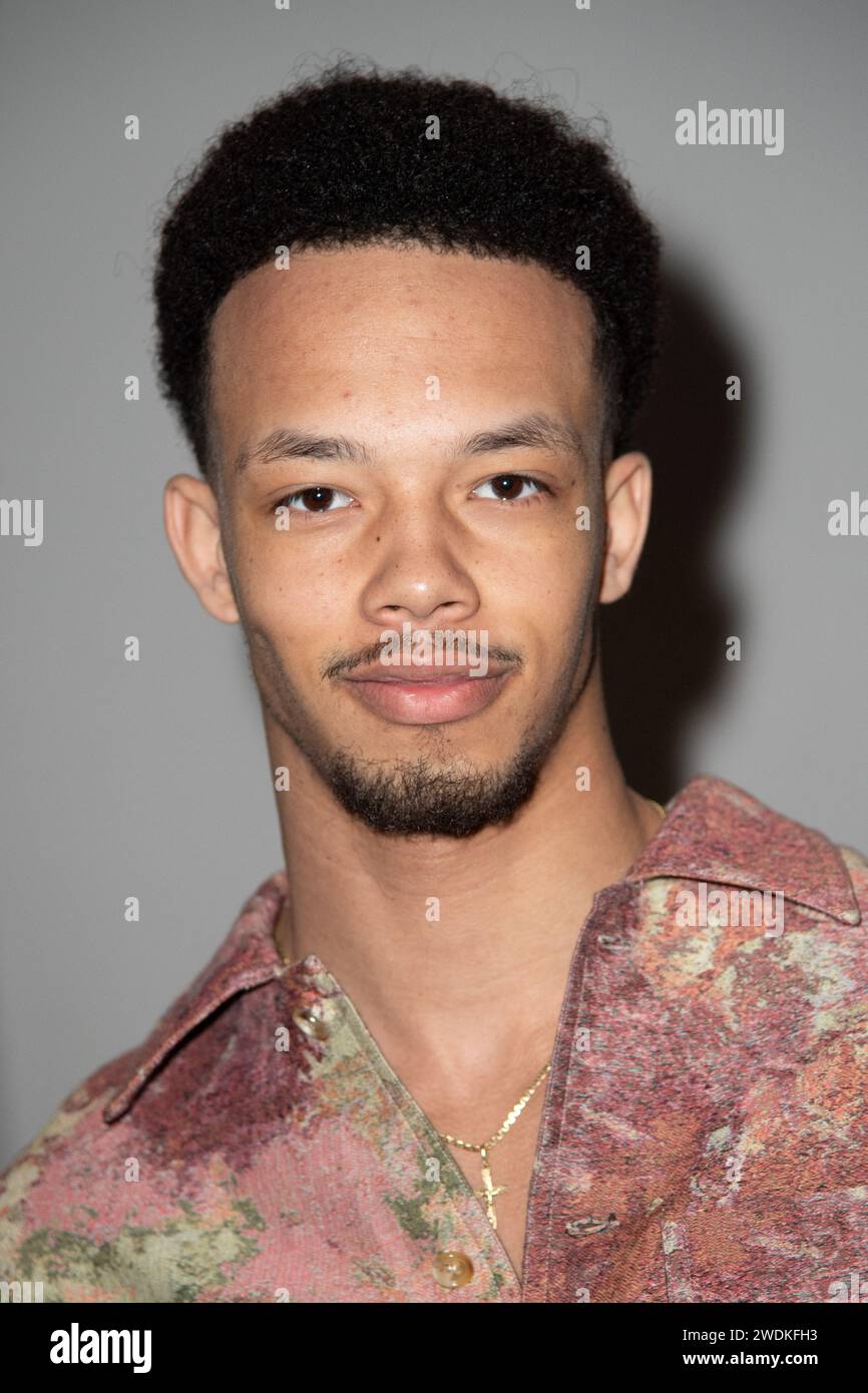 Paris, France. 21st Jan, 2024. Melvin Boomer attending the Taak ...