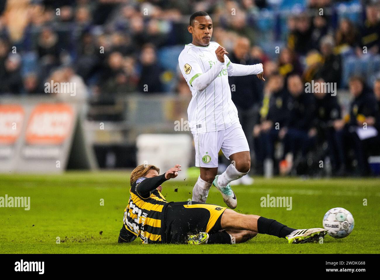 Arnhem, The Netherlands. 21st Jan, 2024. Arnhem - Giovanni van Zwam of ...
