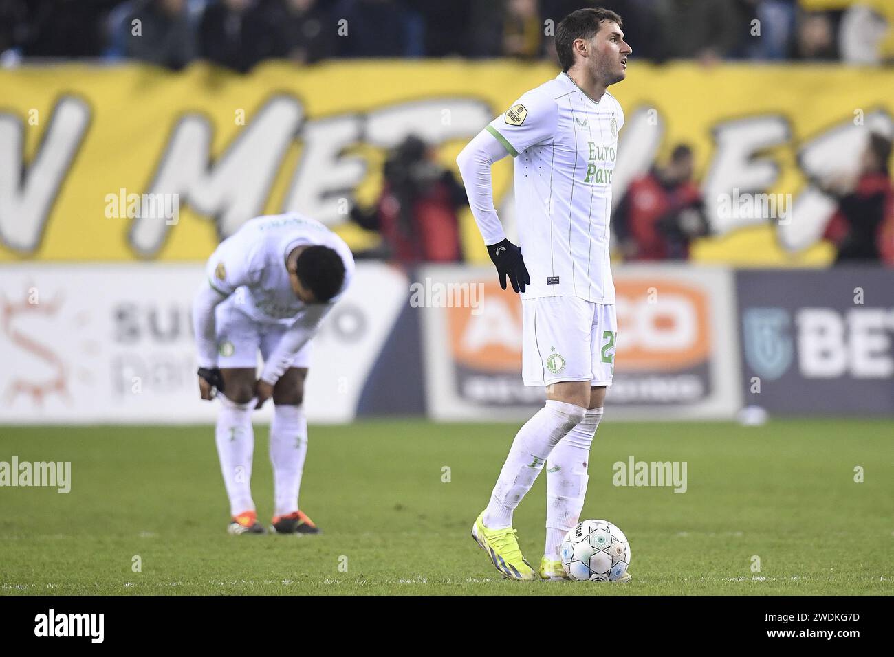 Arnhem, Nederland. 21st Jan, 2024. ARNHEM, 21-01-2024, GelreDome, football, Dutch Eredivisie ...