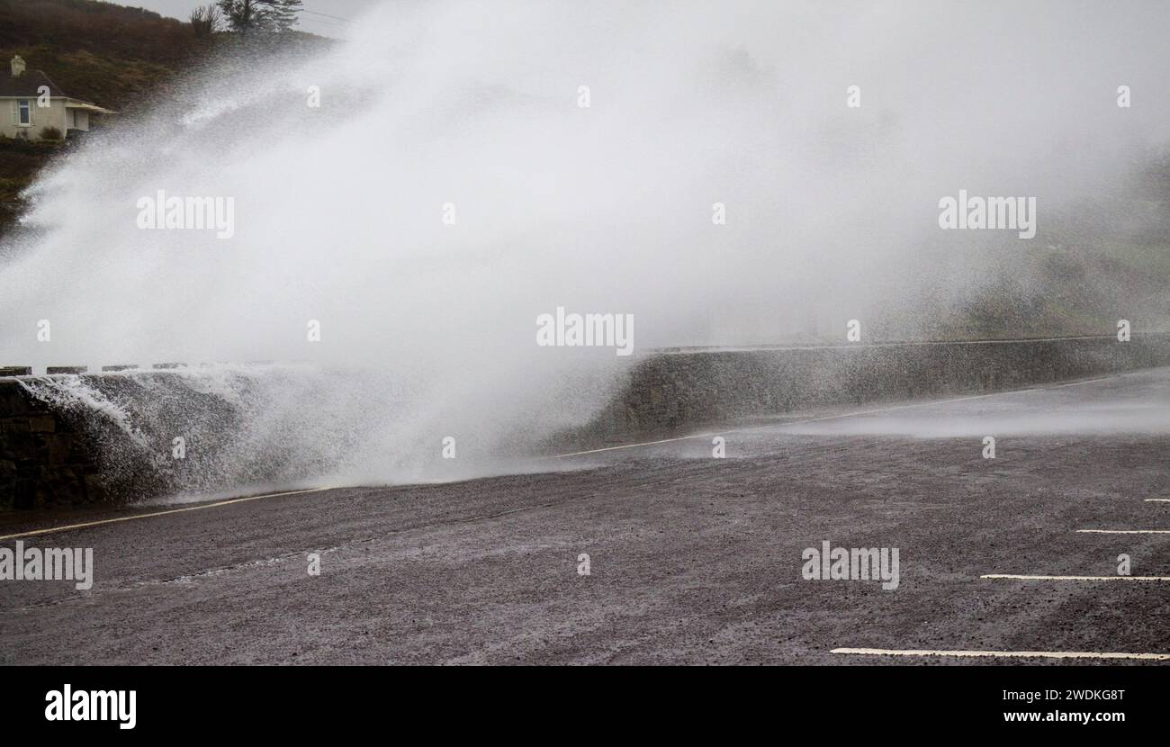 Tragumna, West Cork, Ireland. Sunday 20th January 2024. Storm Isha ...