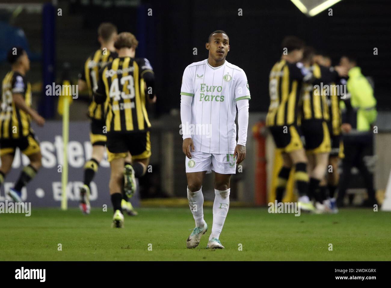 ARNHEM - Igor Paixao of Feyenoord disappointment after the 1-1 during the Dutch Eredivisie match ...
